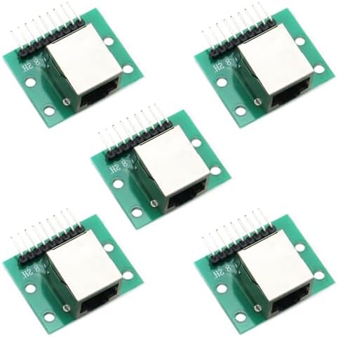 Amazon.com: 5Pcs RJ45 Network Port Adapter,8-pin Breakout Board Kit ...