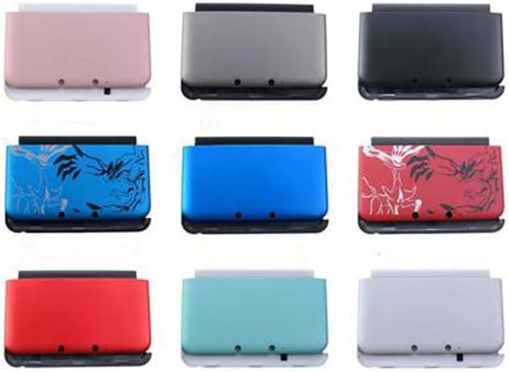 Amazon.com: Top Bottom Front Housing Shell Case Cover for 3DS LL XL ...