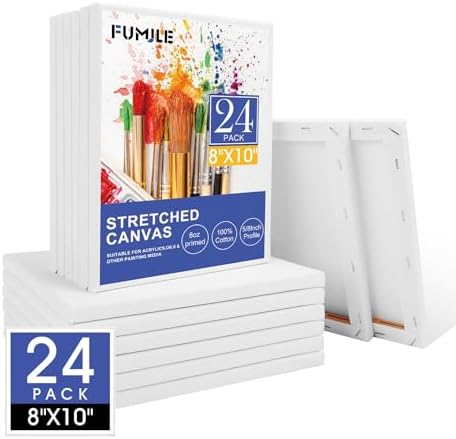 Amazon.com: DPDIAN Canvas Boards for Painting 40 Pack, 8 inch x 10 inch ...