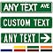 Amazon.com: Custom Street Sign - 6x24 Inch, Rust-Free Aluminum, Single ...