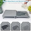 Amazon.com: 3Pcs Nesting Stone Drying Mat for Kitchen Counter, Quick ...