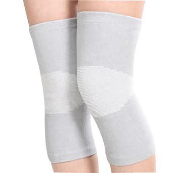 Amazon.com: Hoiby One Pair Cotton Knee Sleeves for Knee Support ...