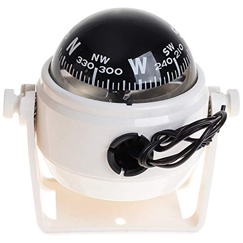Outgeek LED Lighted Compass Dashboard Dash Mount Navigation Car Boat ...