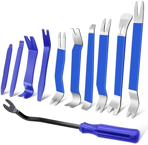 Amazon.com: Zecirl 11 PCS AutoTrim Removal Tool Kit, Metal Pry Tool ...