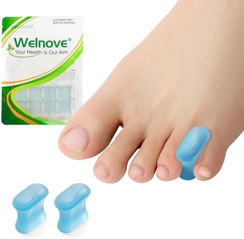 Amazon.com : Welnove Upgraded Gel Toe Separators – 8-Pack Aloe Vera ...