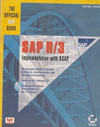 SAP R/3 Implementation With ASAP (With CD) the Official SAP Guide: Hartwig Brand: 9788176560597 ...