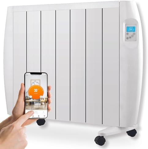 MYLEK Ceramic Panel Heater Radiator Electric with Programmable Digital ...