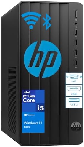 Amazon.com: HP Desktop Computer Tower PC - Intel i5-12500T 6-Core, 16GB ...