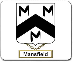 Amazon.com: Mansfield or Mansel Family Crest Coat of Arms Mouse Pad ...