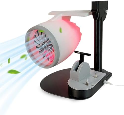 Amazon.com: ehozirta Creative Turbo Desktop Fan with Light,Creative ...