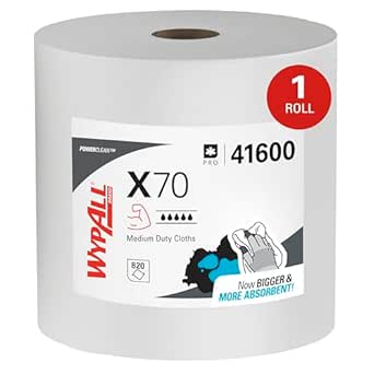 WYPALL X70 Medium Duty Industrial Cleaning Cloths Jumbo Roll