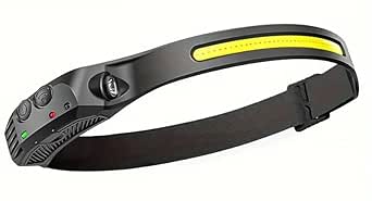 MZ M960 Rechargeable LED Headlamp - Black | 8W LED Headlamp with Sensor ...