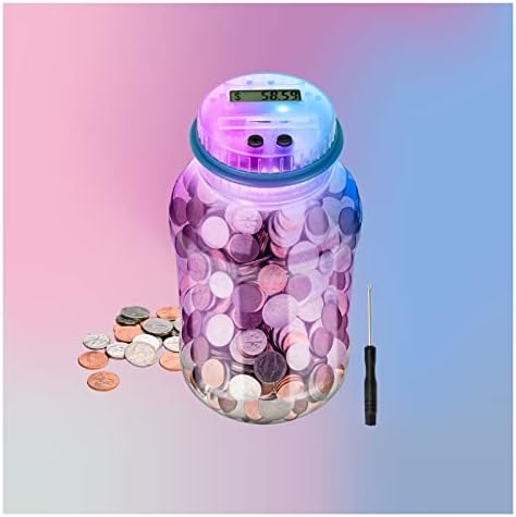 Amazon.com: Digital Coin Piggy Bank, Coin Counter for Boys and Girls ...