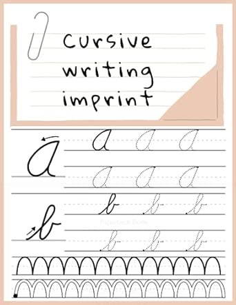 Amazon.com: Cursive writing imprint: Cursive Elegance: Practicing Loops ...