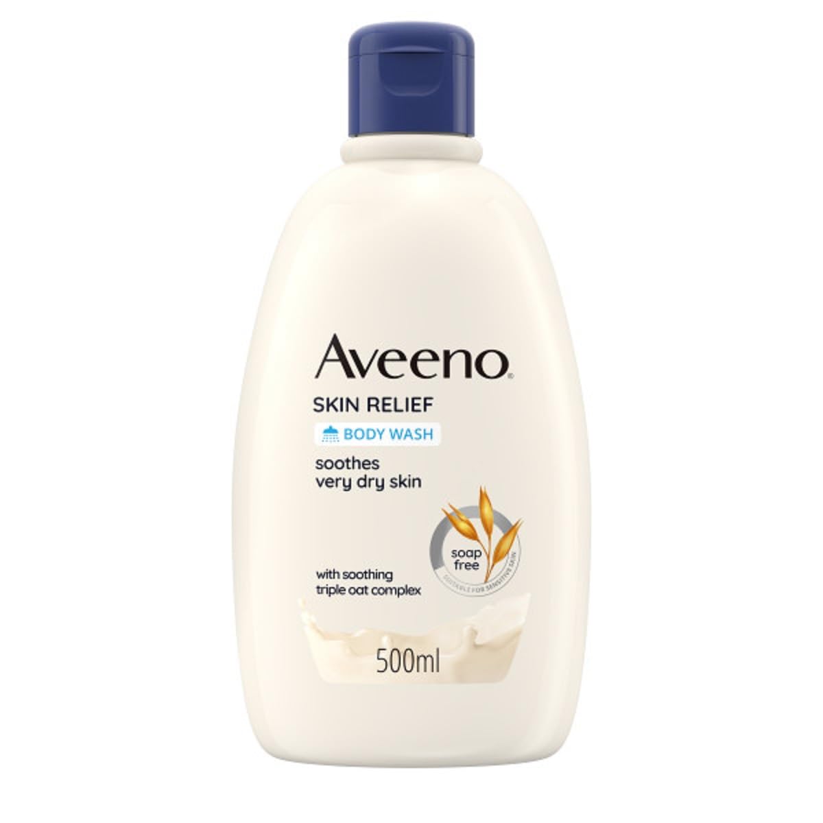 Aveeno Skin Relief Moisturising Body Wash (1x 500ml), Gentle Cleansing ...