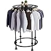 Amazon.com: Round Clothing Rack, Commercial Clothing Hanging Rack ...
