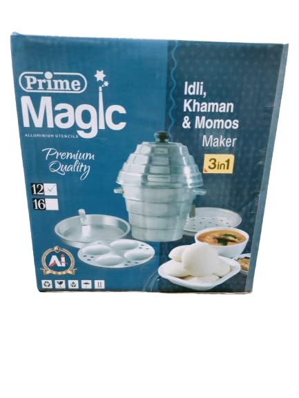 Prime Magic Aluminium Utensils Premium Quality Idli, Khaman & Momos ...