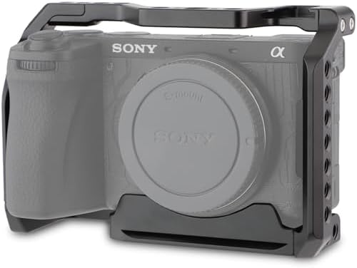 Amazon.com : LEFTFOTO A6700 Camera Cage with Arca Base & Built-in Quick ...