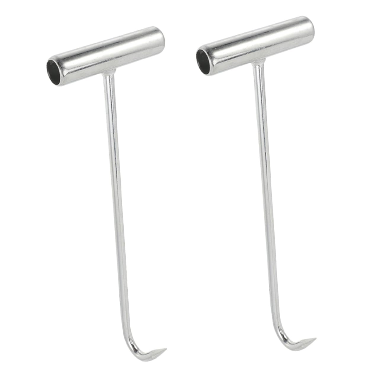 Iplusmile 2pcs Manhole Cover Hook Ceiling Hooks Heavy Duty Metal ...