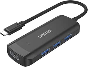 Amazon.com: UNITEK uHUB Q4+ 4-in-1 USB-C Hub Powered with HDMI - New ...