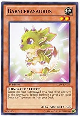 Amazon.co.jp: 遊戯王 英語版 LCJW-EN157 Babycerasaurus ベビケラサウルス (ノーマル) 1st ...