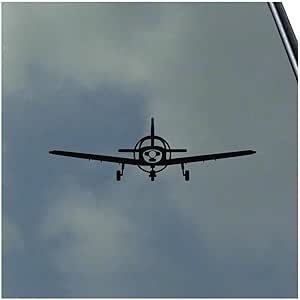 Amazon.com: Piper PA-28 Cherokee Pilot Front Vinyl Sticker Decal Civil ...