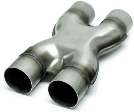Amazon.com: Exhaust Stamped X Pipe 3.00" Diameter Dual Inlet to 3.00 ...