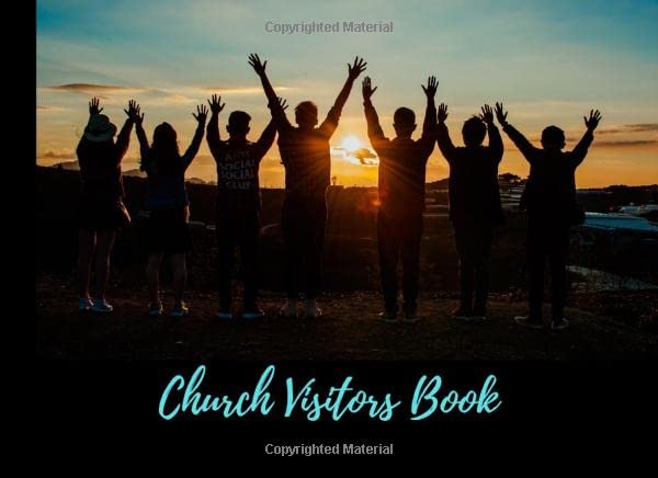 Church Visitors Book: Christian Guest Book With Email Address and ...