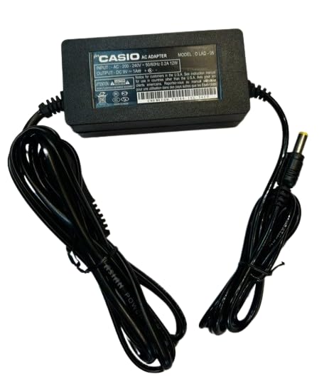 BEE Power Adaptor for Digital Keyboard Casio Sa-21/Sa-41/Sa-45/Sa-75 ...