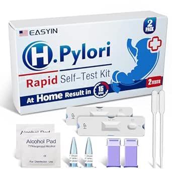 EASYIN H Pylori Test Kit: 2 Pack Helicobacter Pylori Test at Home ...