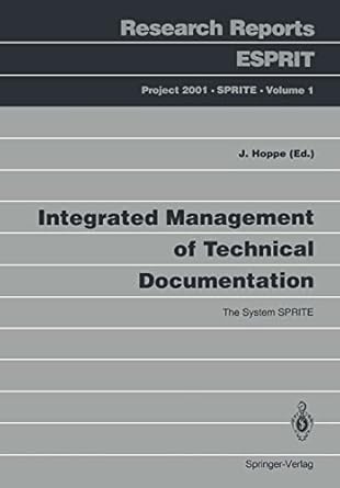 Amazon.com: Integrated Management of Technical Documentation: The System SPRITE (Research ...