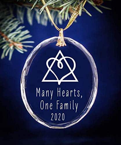 Amazon.com: Many Hearts One Family Adoption Triad Symbol - Engraved ...