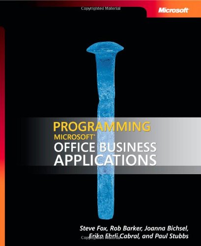 Amazon.com: Programming Microsoft® Office Business Applications ...