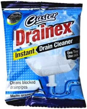 AANIJLAB Caster Drainex Instant Drain Cleaner Powder(50G X 5N),Removes ...