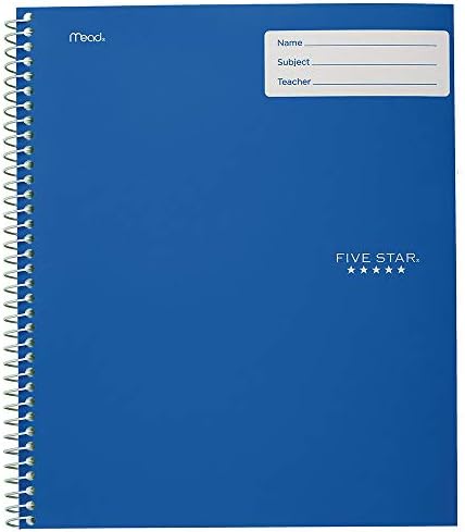 Amazon.com : Five Star Interactive Notetaking, 1 Subject, Wide Ruled ...