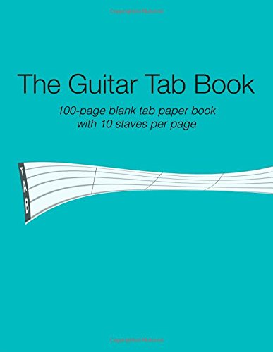 Amazon.com: The Guitar Tab Book: 100 Page Blank Guitar Tablature Book ...