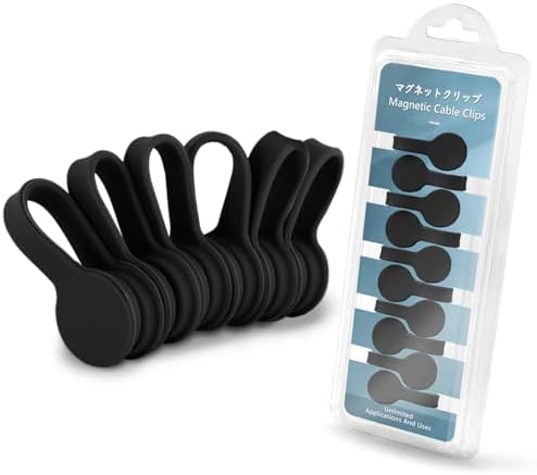 Amazon.com: Xuuza Magnetic Cord Ties, Silicone Cable Ties Reusable ...