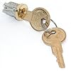 Timberline Lock Plug Brass Keyed Alike Key Number 100 (1) - Cabinet And ...