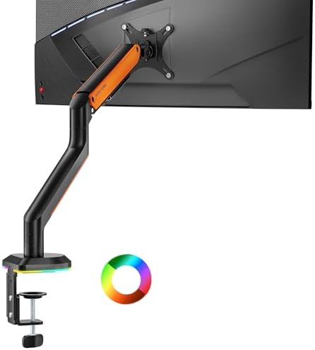 Amazon.com: ARES WING Single Monitor Arm - RGB, Desk Mount for 17 to 32 ...