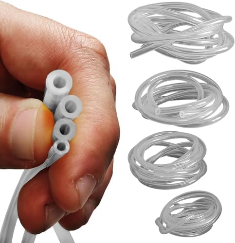 Amazon.com : 4 Sizes Assoreted Fuel Line Hose Replacement Tubing for ...