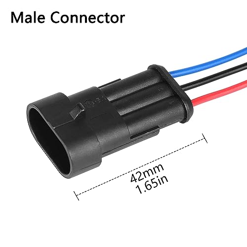 Snapklik.com : 3 Pin Waterproof Electrical Connector 15mm Series ...
