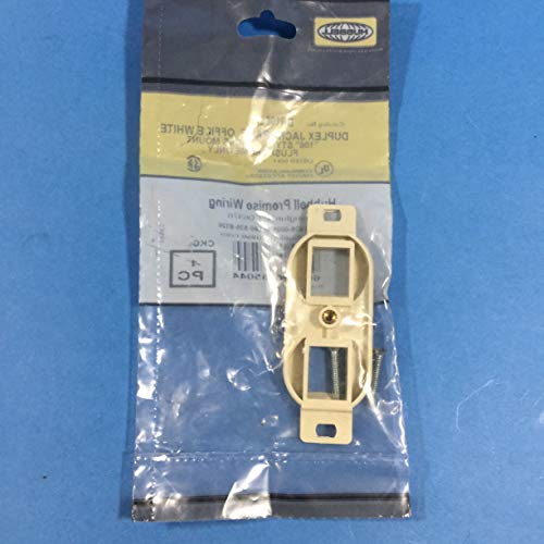 Amazon.com: Hubbell BR106C Plate, Frame, Duplex, 2 Pole, Office White ...