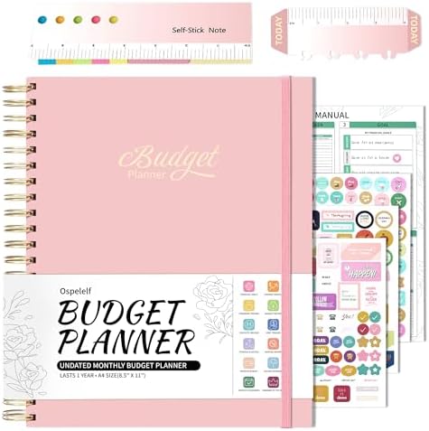 Amazon.com : Ospelelf Budget Planner 2025, Spiral Budget Planner And ...