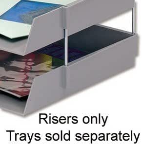 5 Star Risers for Letter Tray with Clearance 53mm Steel [Pack 4 ...