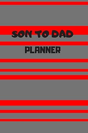 Buy Son to Dad Planner: Father & Son Keepsake Book Online at Low Prices ...