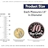 Amazon.com: REWIDPARTY 1.5 Inch Round 40th Birthday Stickers（80 Pieces ...