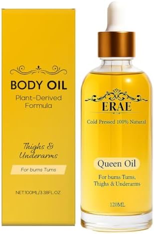 Amazon.com : ERAE Queen Body Oil – Cold Pressed Botanical Blend for ...