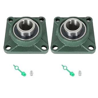 mitoharet 2PCS UCF208-24 1-1/2in Bore 4 Bolt Block Flange Bearing Self Alignment: Amazon.com ...