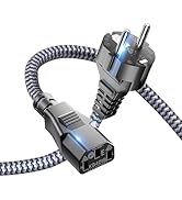 Amazon.com: European Power Cord, Goalfish EU 2- Slot Power Cable ...