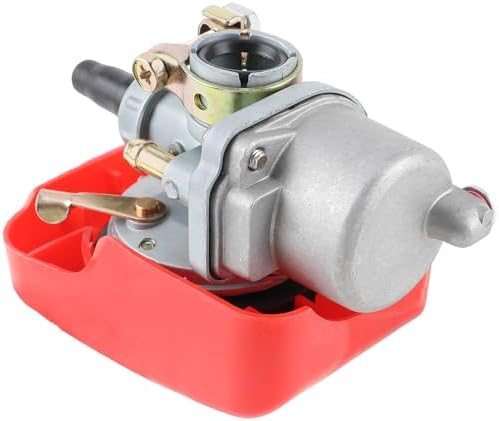 Amazon.com: CARBBIA Red Motorized Bike Carburetor for 2 Stroke 49cc ...
